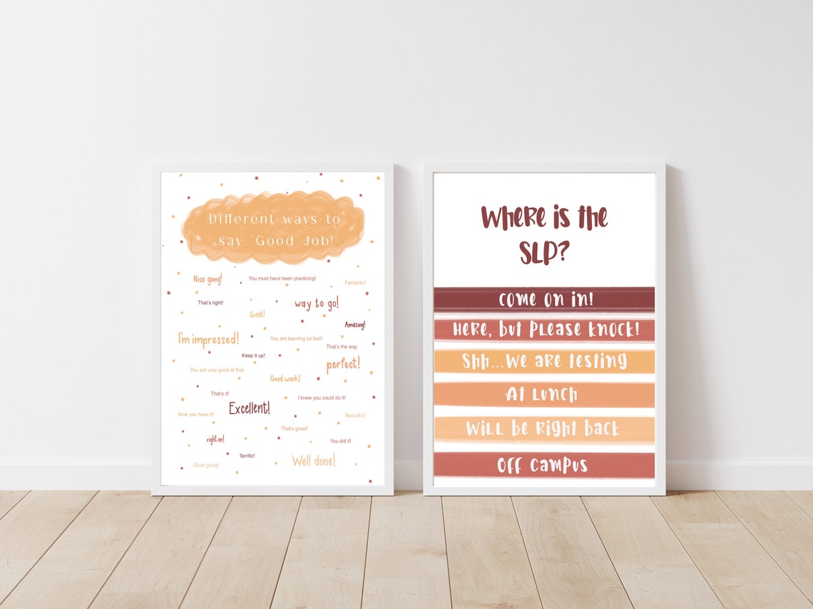5 SLP Decor Posters, Bundle Set, Rustic, Boho, Door Sign, Gift for ...