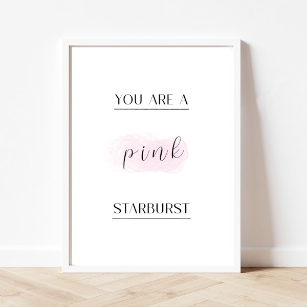 Pink Starburst - Etsy