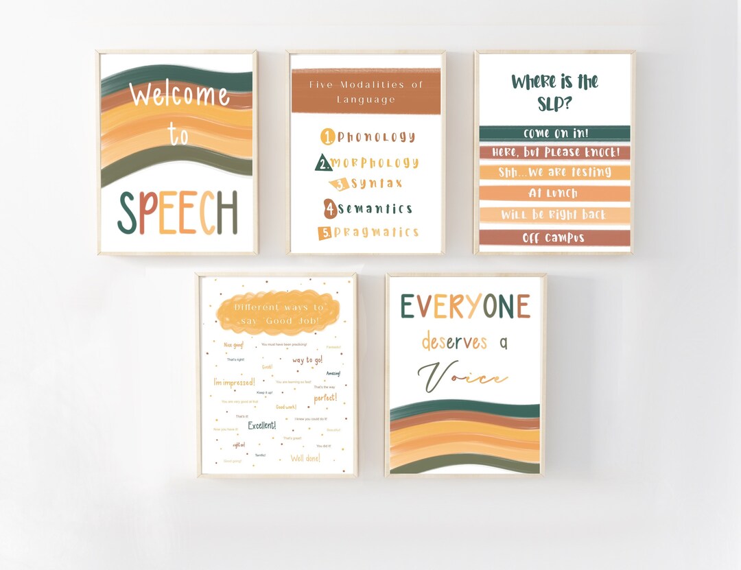 5 SLP Decor Posters, Bundle Set, Rustic, Boho, Door Sign, Gift for ...