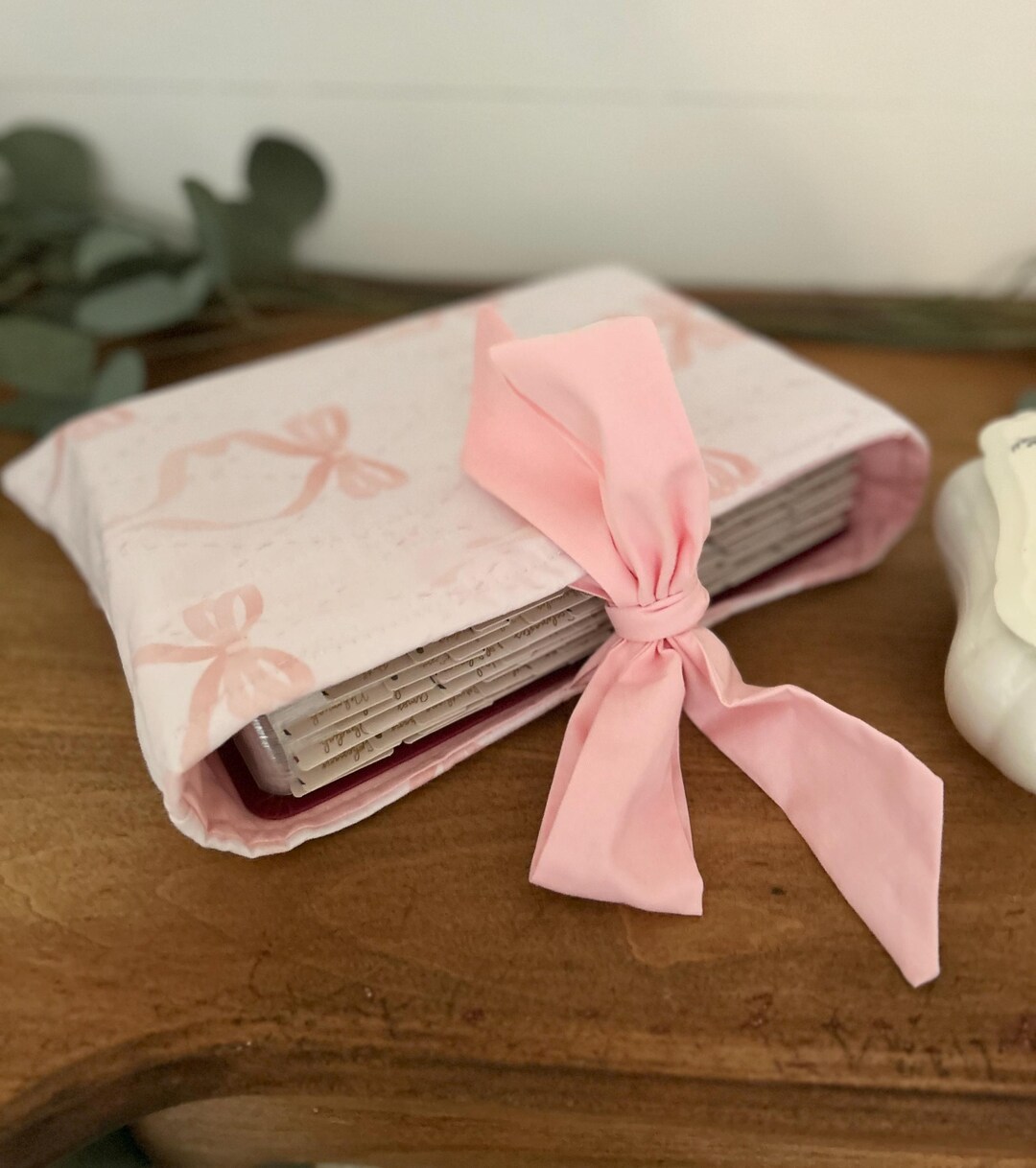 Quilted Bow Bible Book Cover Quilted Bible Sleeve Christian Gift Women ...