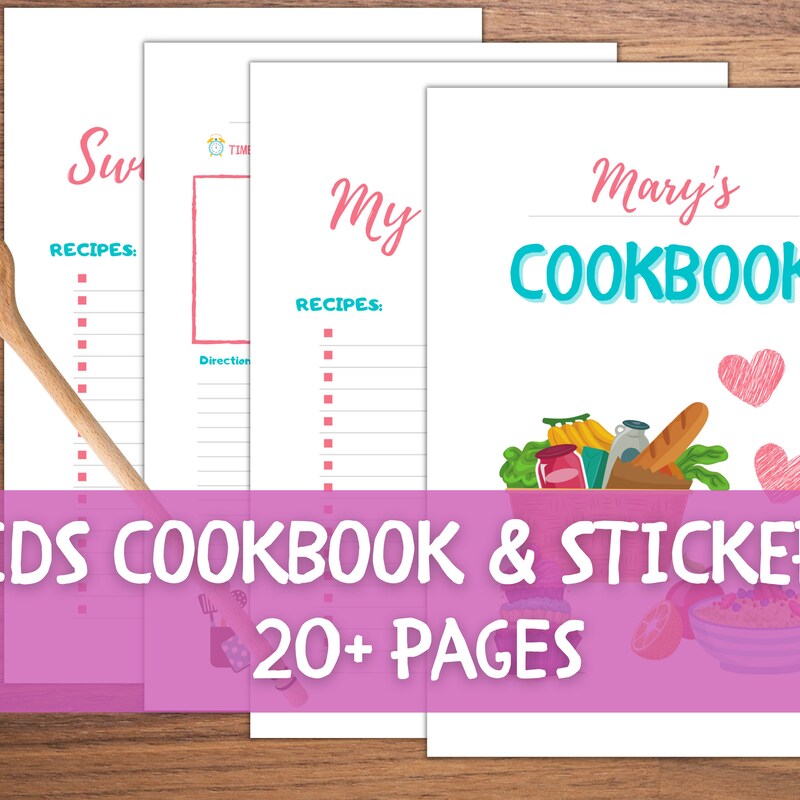 Kids Cookbook - Etsy