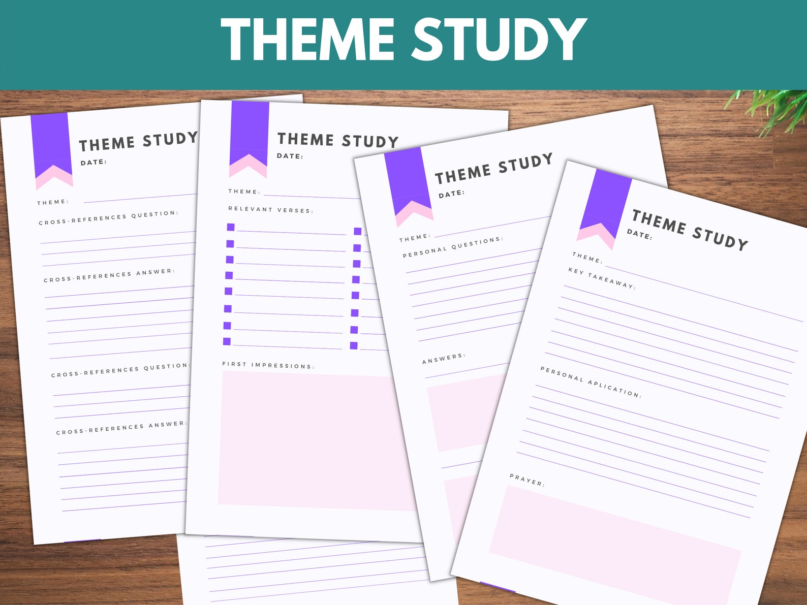 Bible Study Guide Printable Templates Beginner to Advanced - Etsy