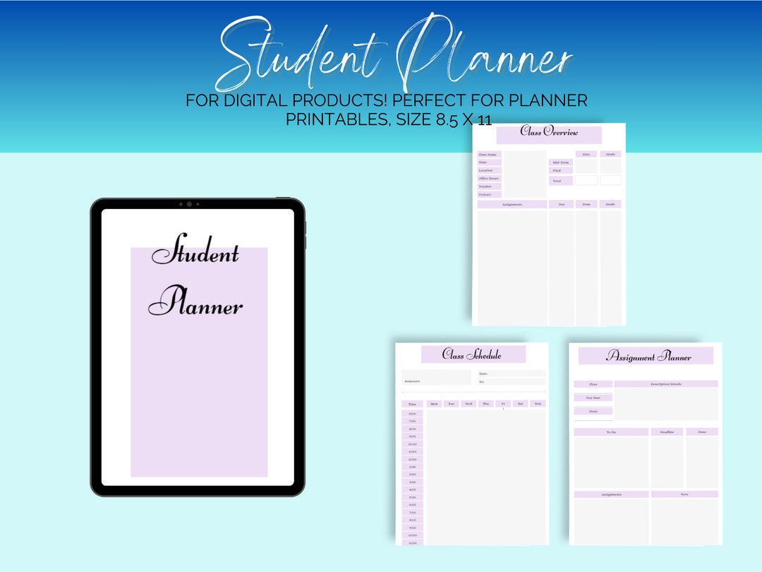 Ultimate Student Planner: Your All-in-one Digital Organizer for ...