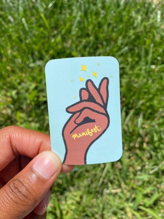 Manifest Sticker Manifest Vinyl Sticker Matte Sticker - Etsy Australia