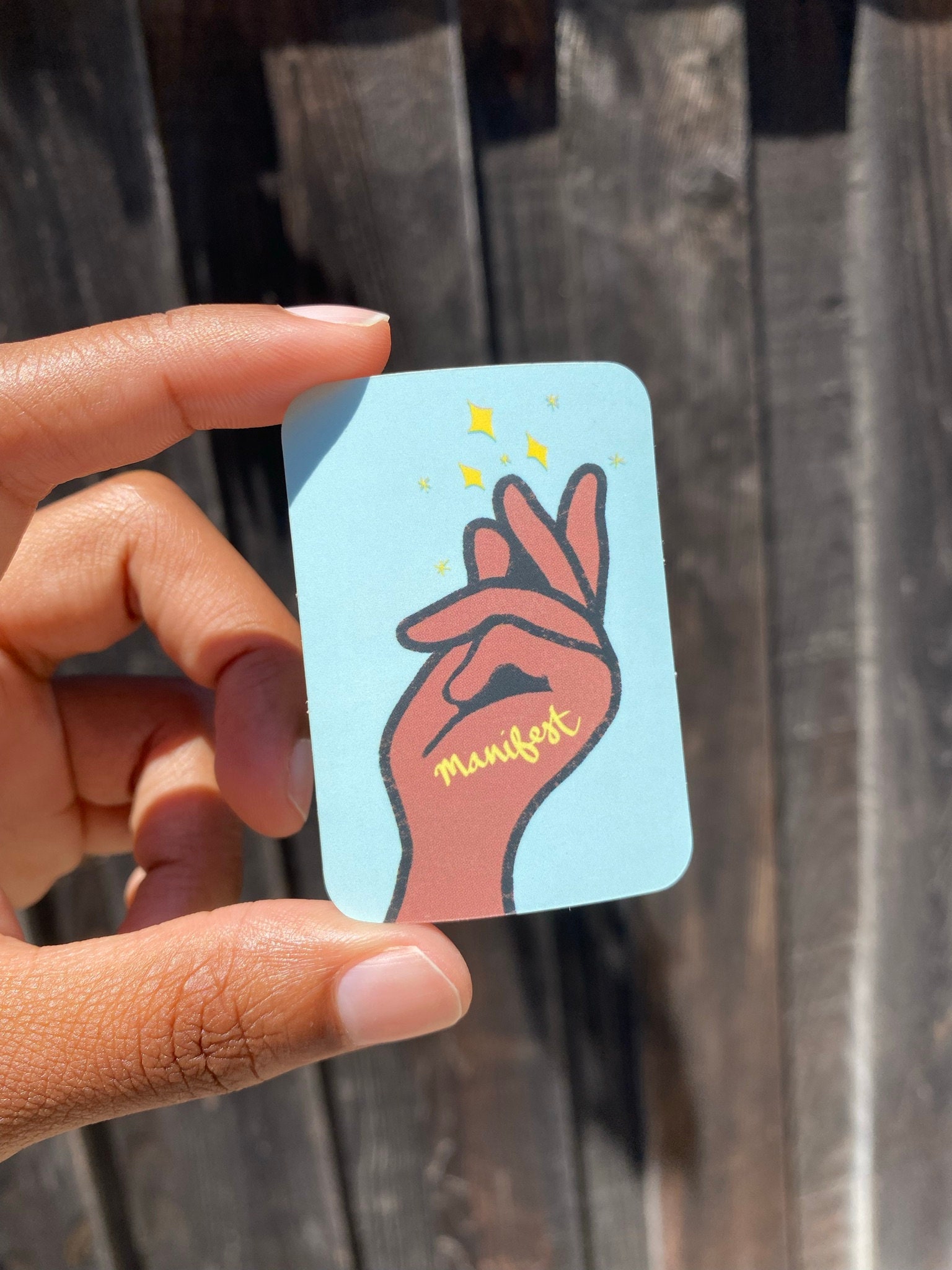 Manifest Sticker Manifest Vinyl Sticker Matte Sticker - Etsy Australia