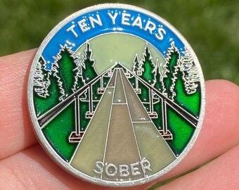 Ten Years Sober Complete Set: 10 Coins Total - Etsy