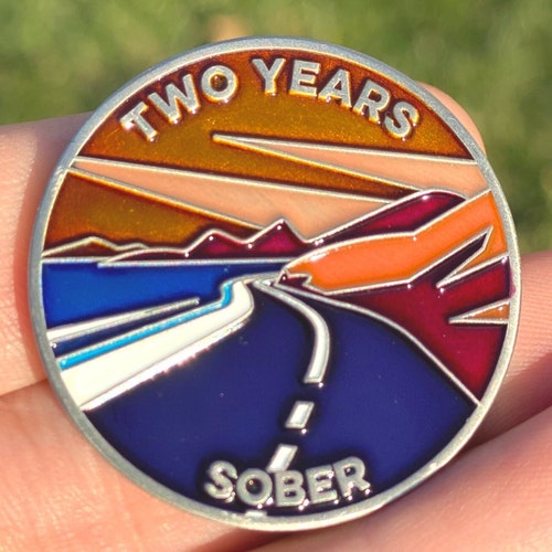 Two Years Sober Anniversary Gift Alcoholics Anonymous - Etsy