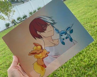Todoroki Print | Etsy