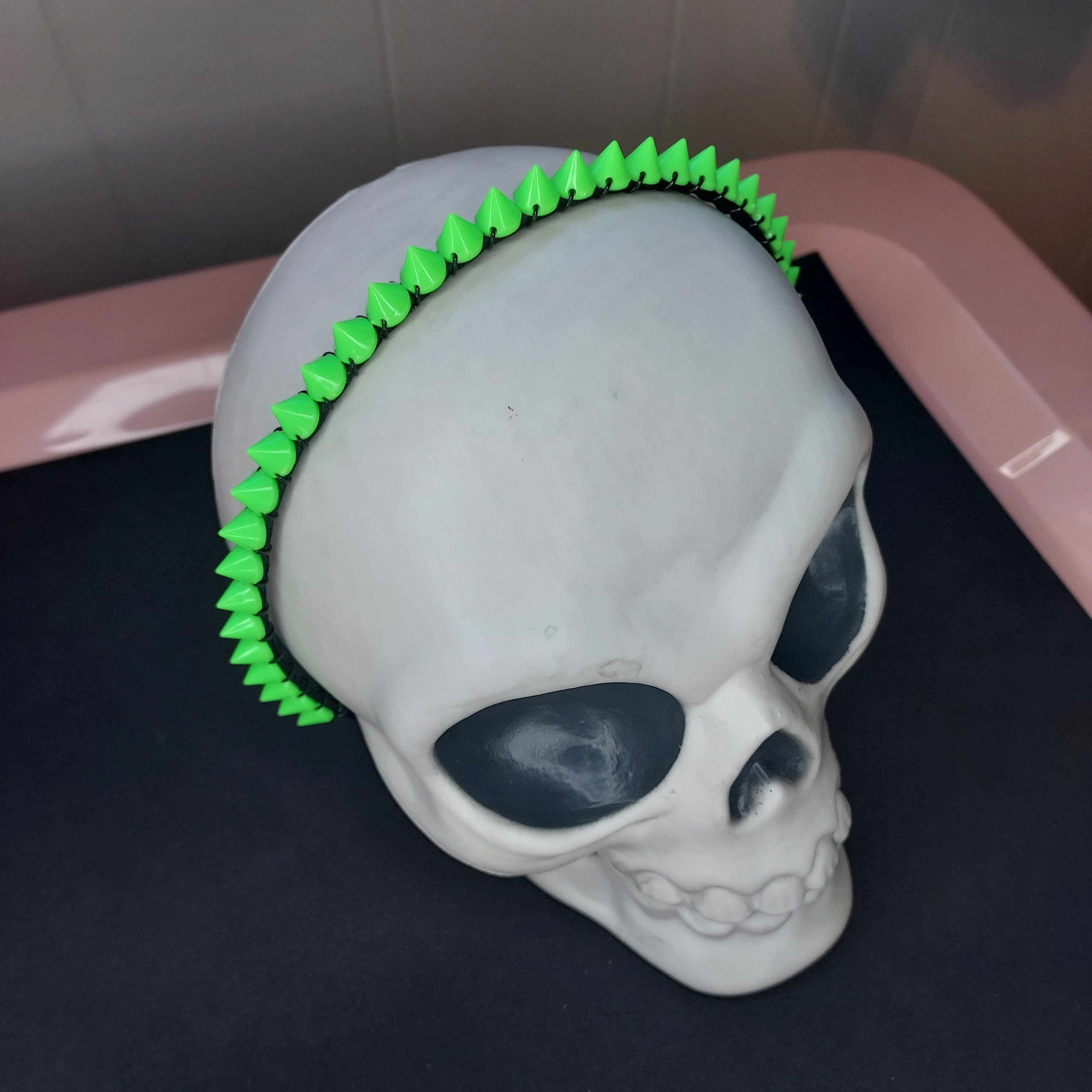 Neon Spikes Headband - Choose Lime Green OR Lime Green, Yellow ...