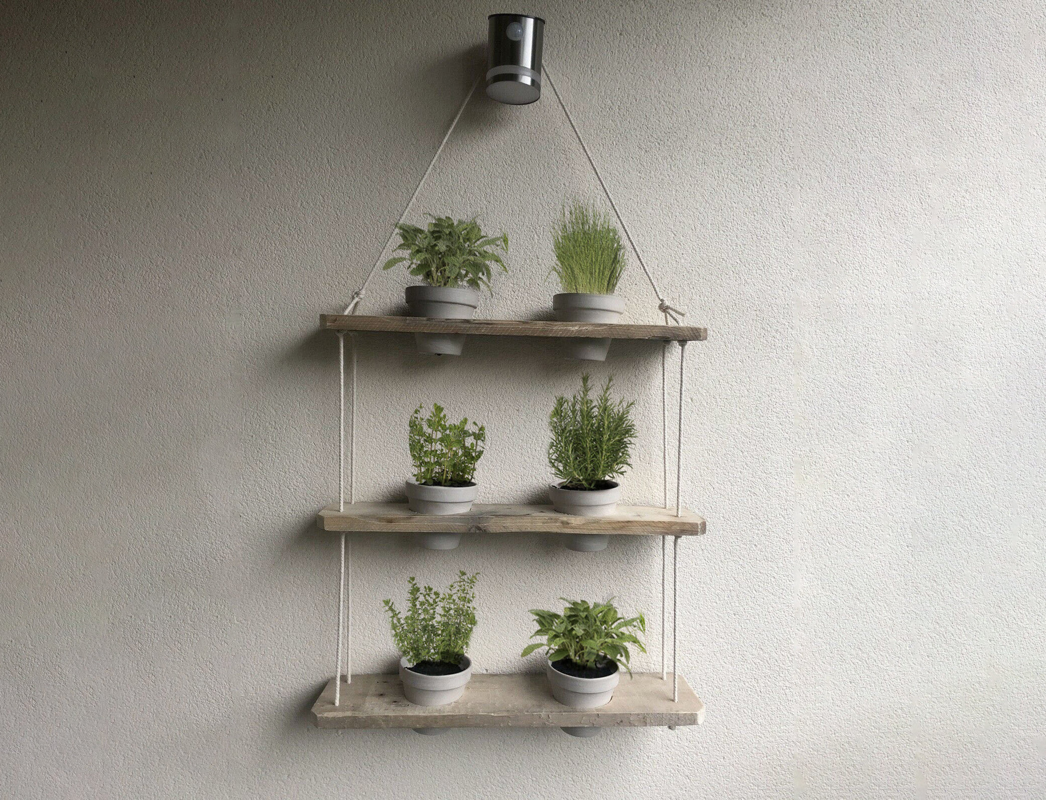 Rustic Outdoor Hanging Herb Garden Planter - Etsy UK