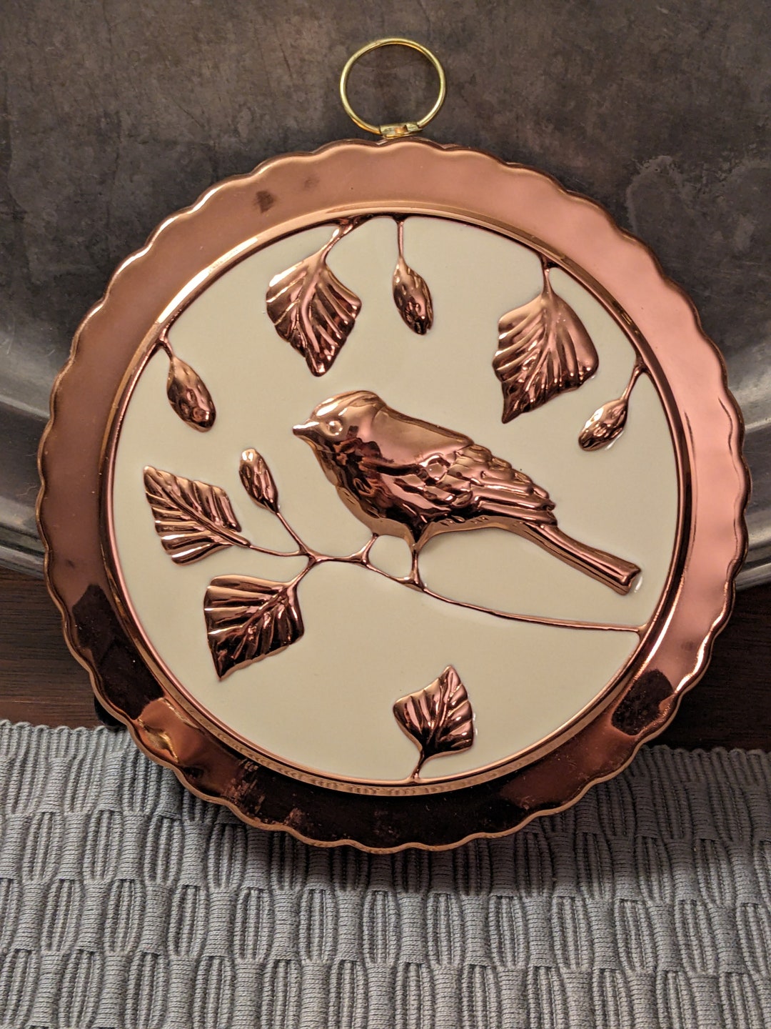 Vintage Copper and Enamel Cardinal Mold. - Etsy