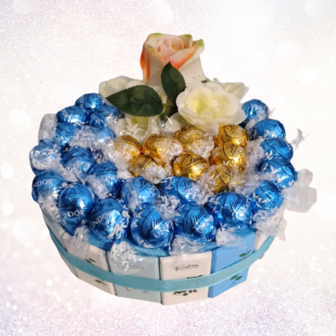 Gift Cake, Gifts for Her, Chocolate Gifts, Lindor Praline Gift, Small ...