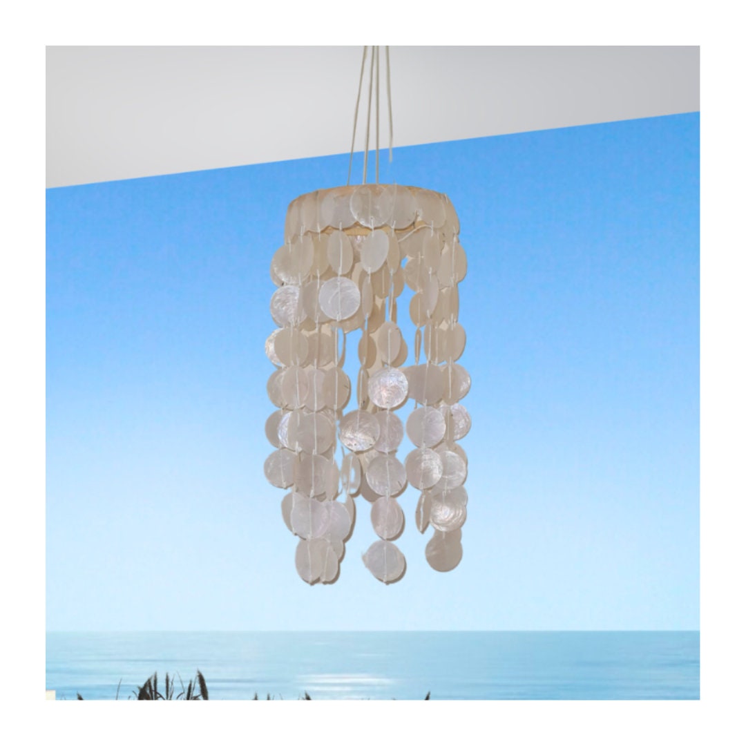 Capiz Shell Wind Chime, Wind Chime, Large Wind Chime, Bedroom Wind ...