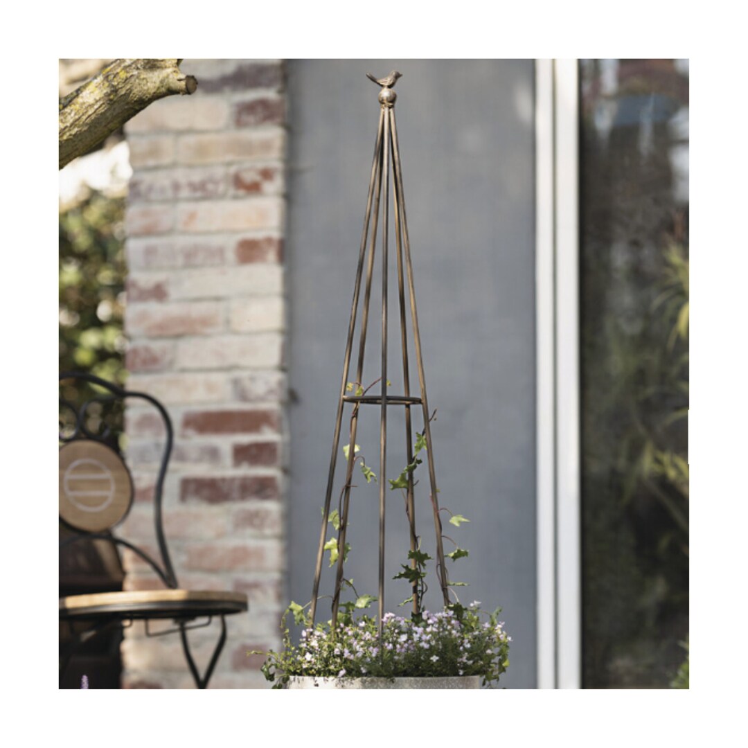 Climbing Aid Cones With Little Birds Trellis for Flowers and - Etsy Canada