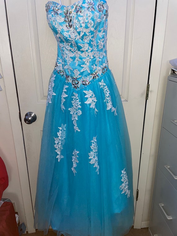 Blue Ball Gown Dress | Etsy