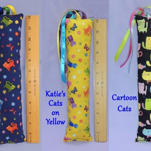 Large Cat Kicker Toy With Ribbons. 12 to 13 Long. Quality Catnip Silver ...