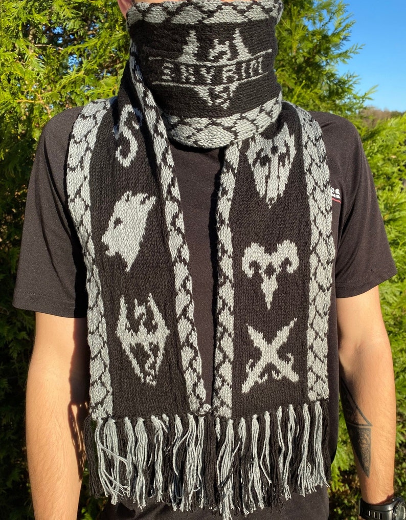 Skyrim Scarf - Knit Pattern - Etsy