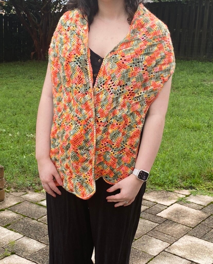 Wave Wrap - Crochet Pattern - Etsy