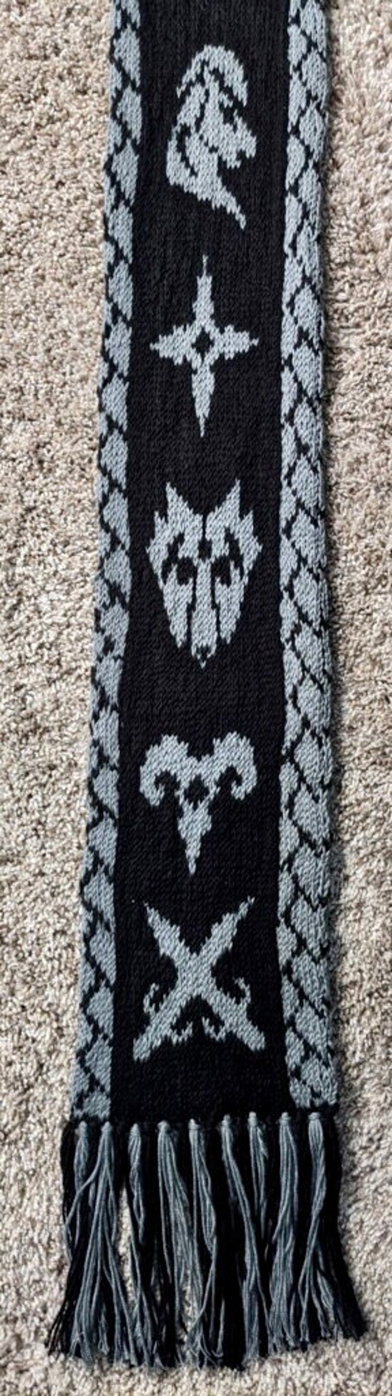 Skyrim Scarf - Knit Pattern - Etsy