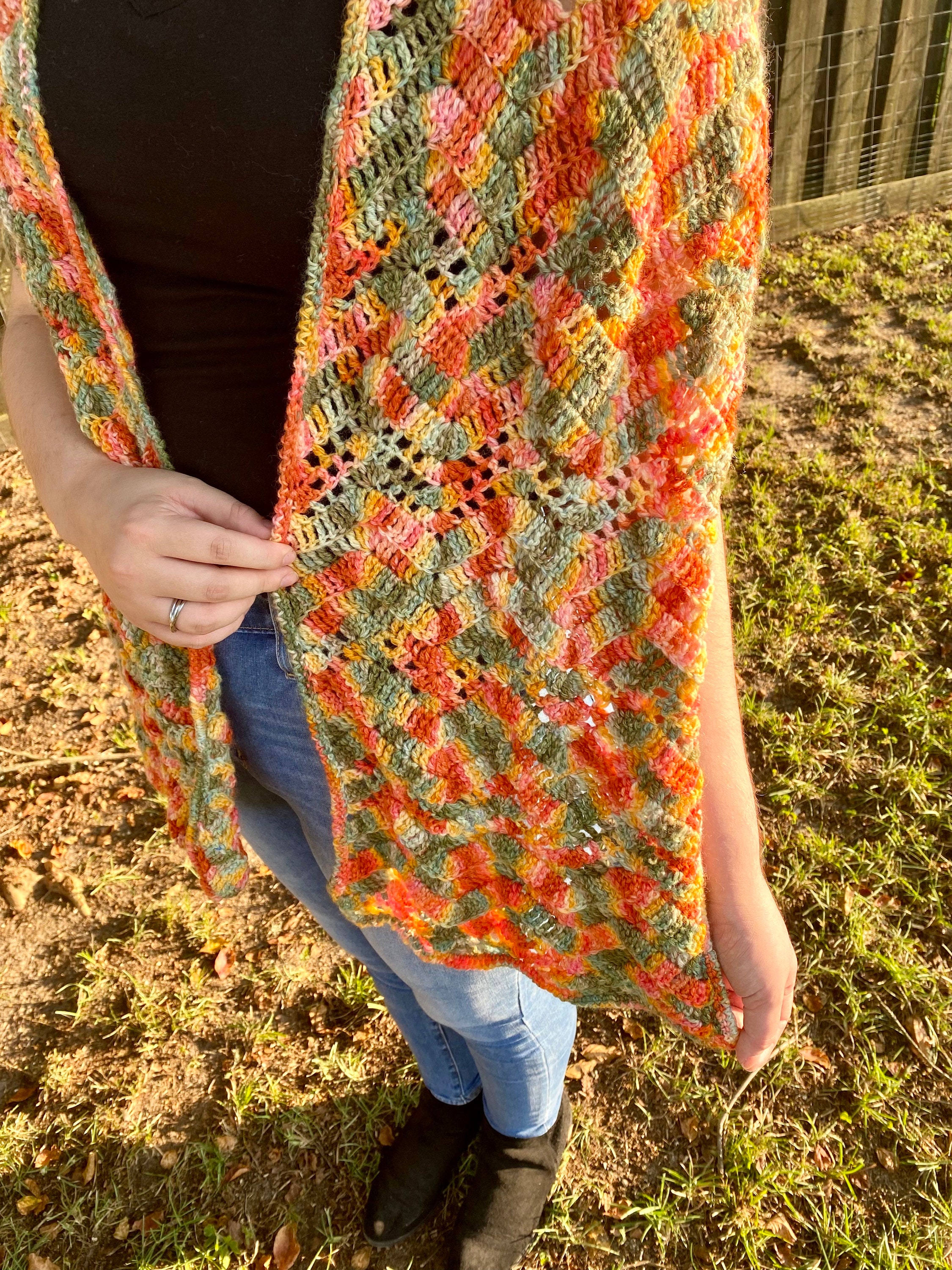Wave Wrap - Crochet Pattern - Etsy