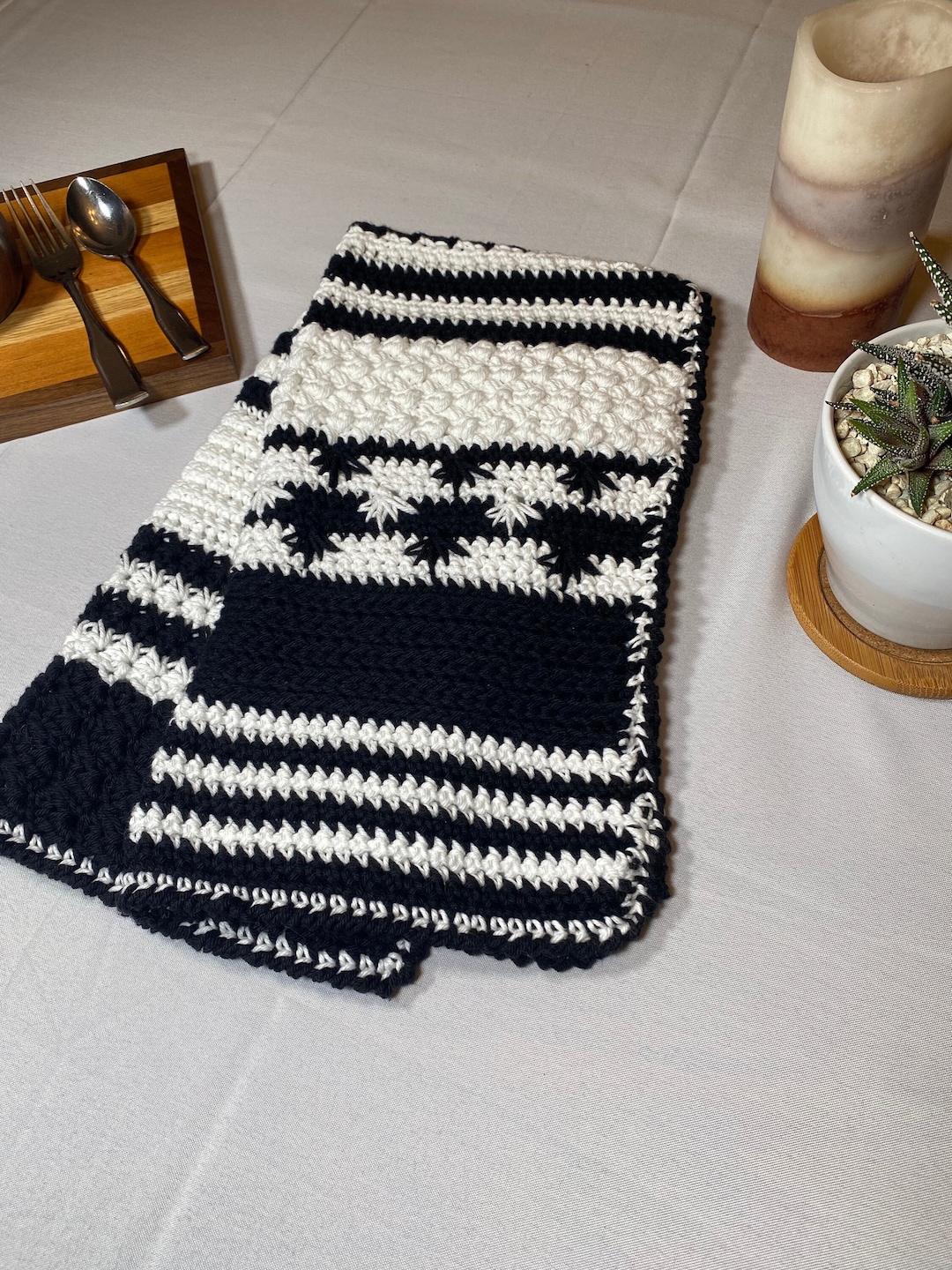 Sampler Dish Towel - Crochet Pattern - Etsy