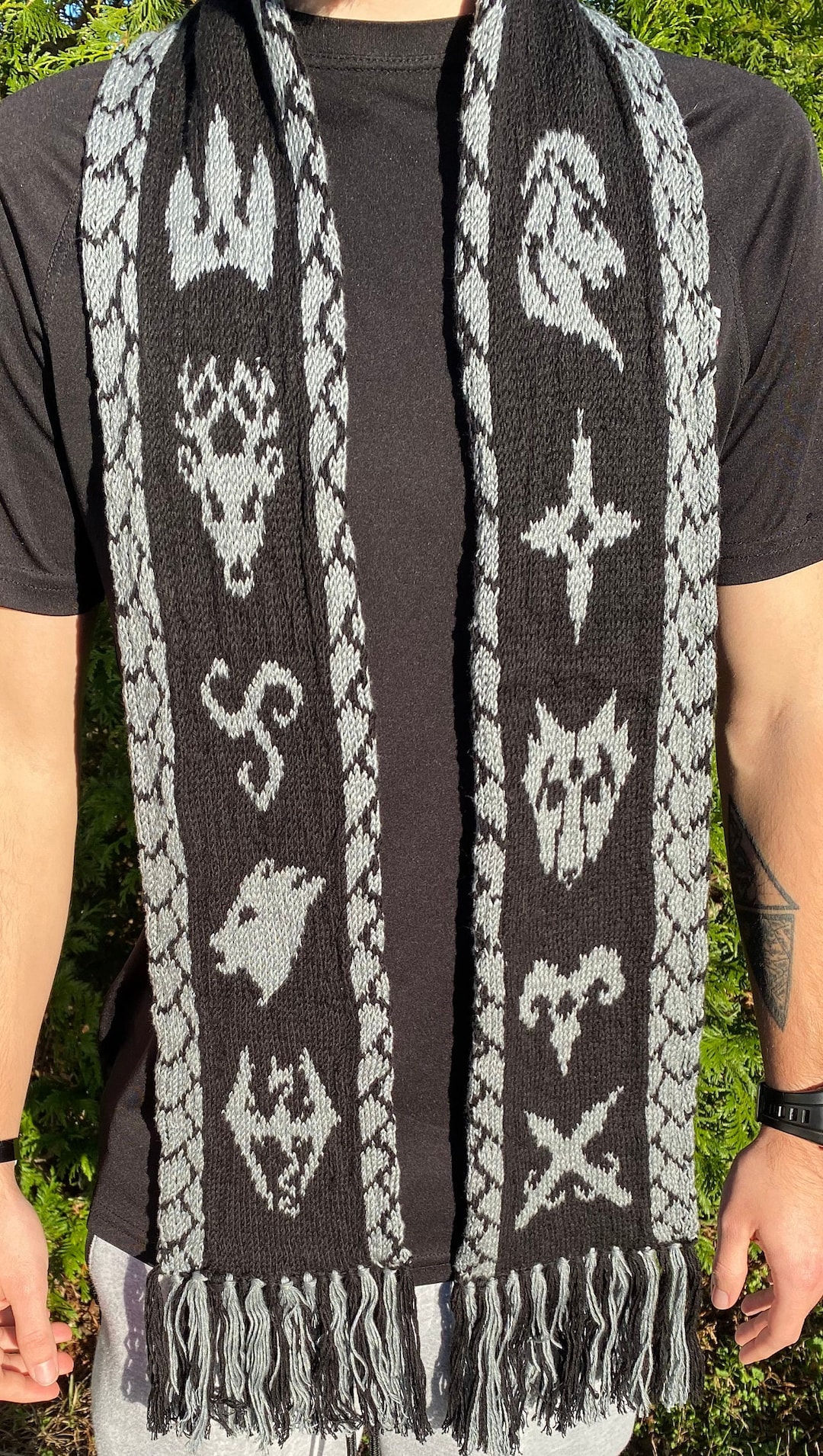 Skyrim Scarf - Knit Pattern - Etsy