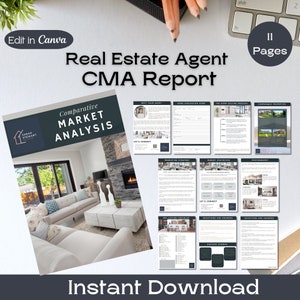 CMA Packet, Comparative Market Analysis, Real Estate CMA, CMA Report, Comparable Market Analysis ...