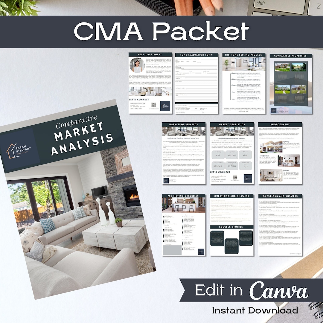 CMA Packet, Comparative Market Analysis, Real Estate CMA, CMA Report ...