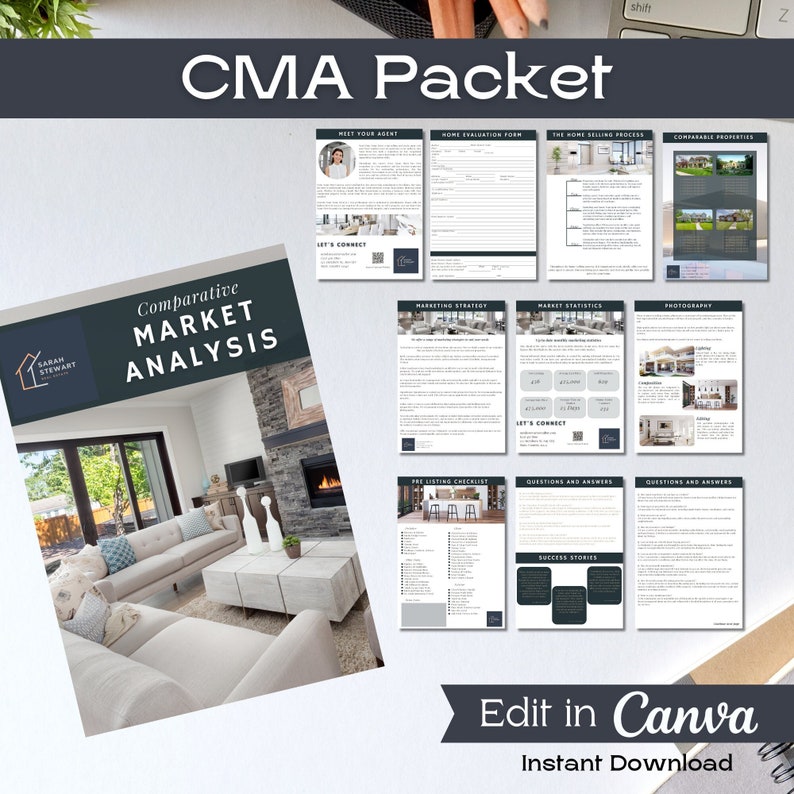 CMA Packet, Comparative Market Analysis, Real Estate CMA, CMA Report ...