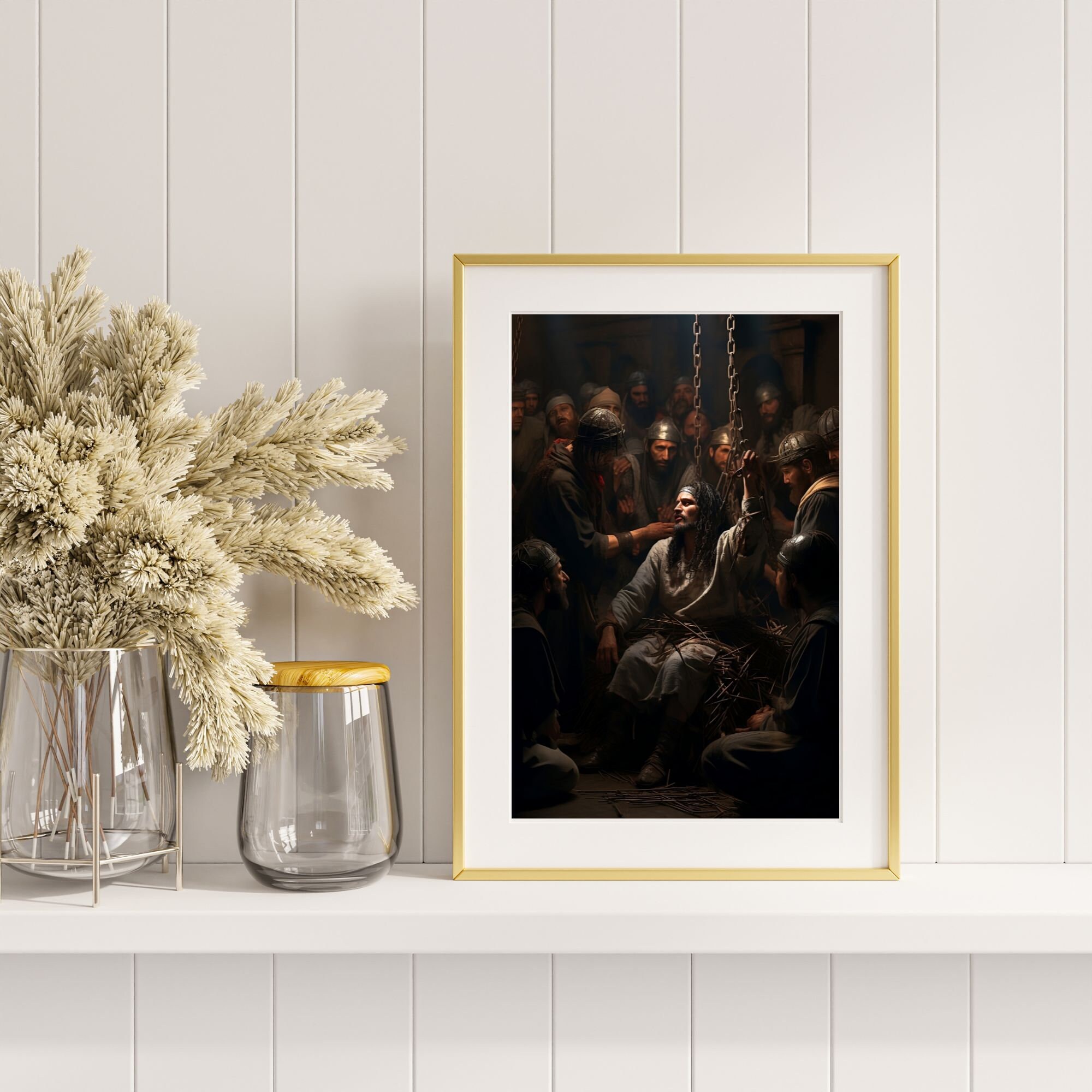 Give Me Jesus Christ Crucified Upside Down Cross Crown of Thorns Born ...