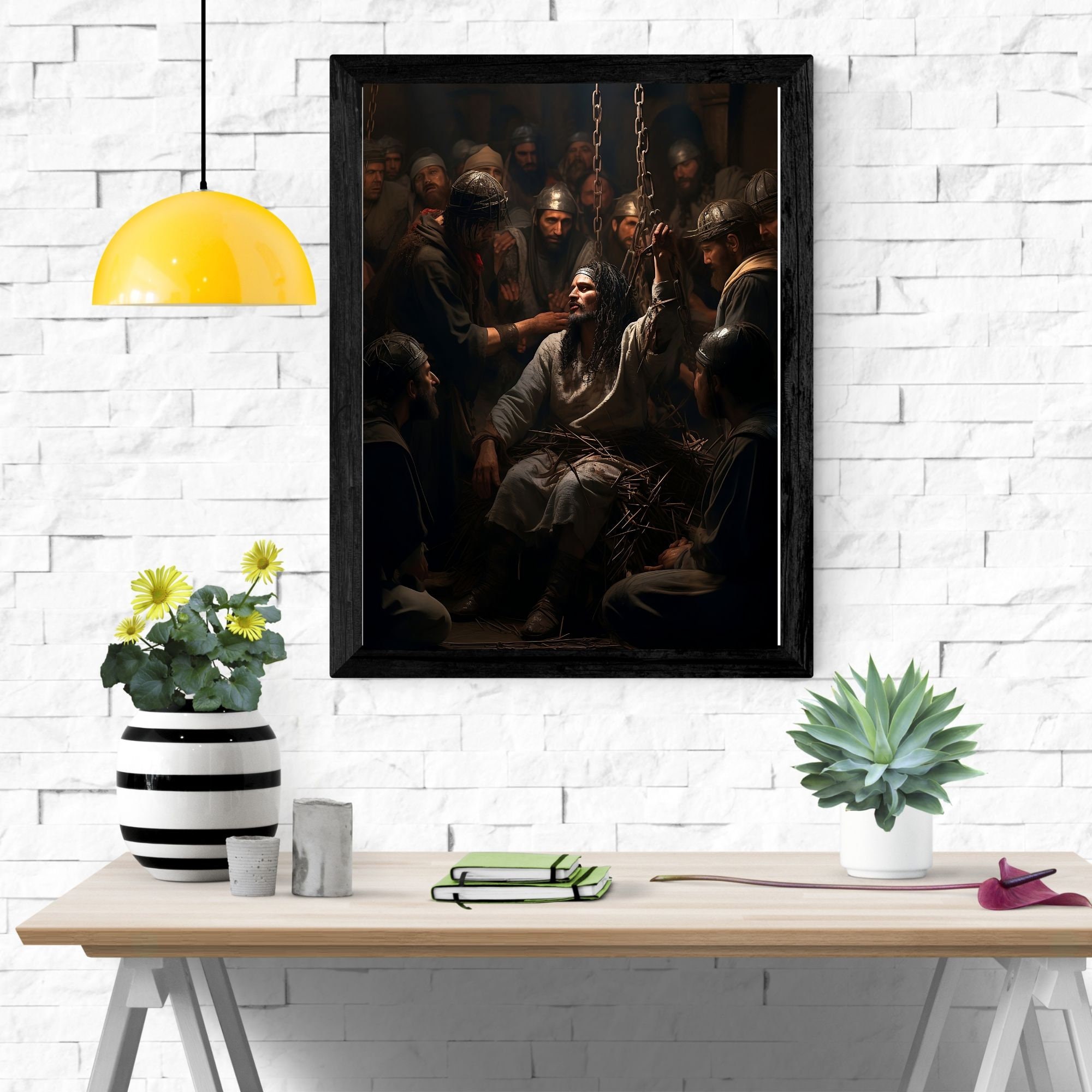 Give Me Jesus Christ Crucified Upside Down Cross Crown of Thorns Born ...