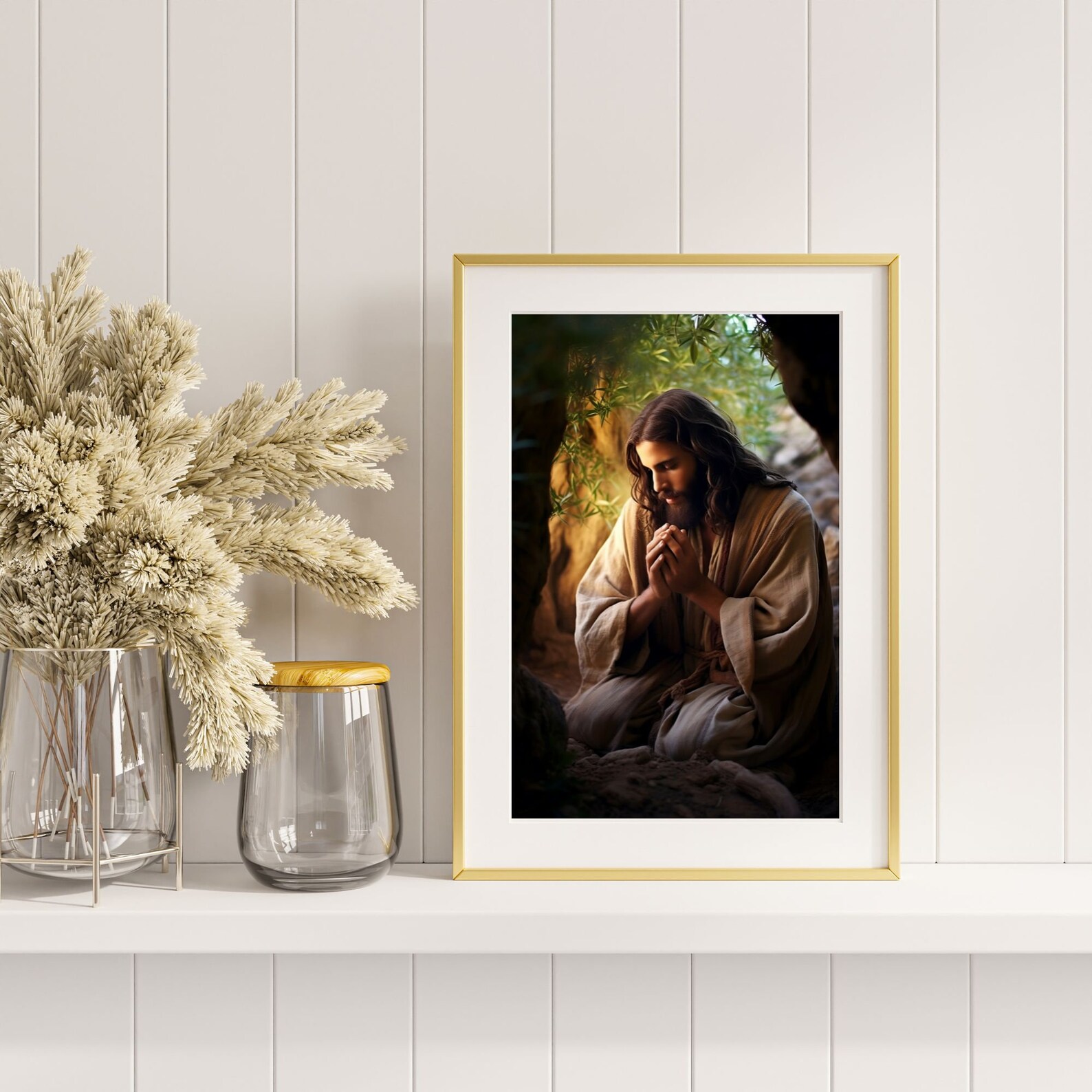 Jesus Pray Yeshua Ids Temple Jesus Painting Pictures of Jesus Jesus ...