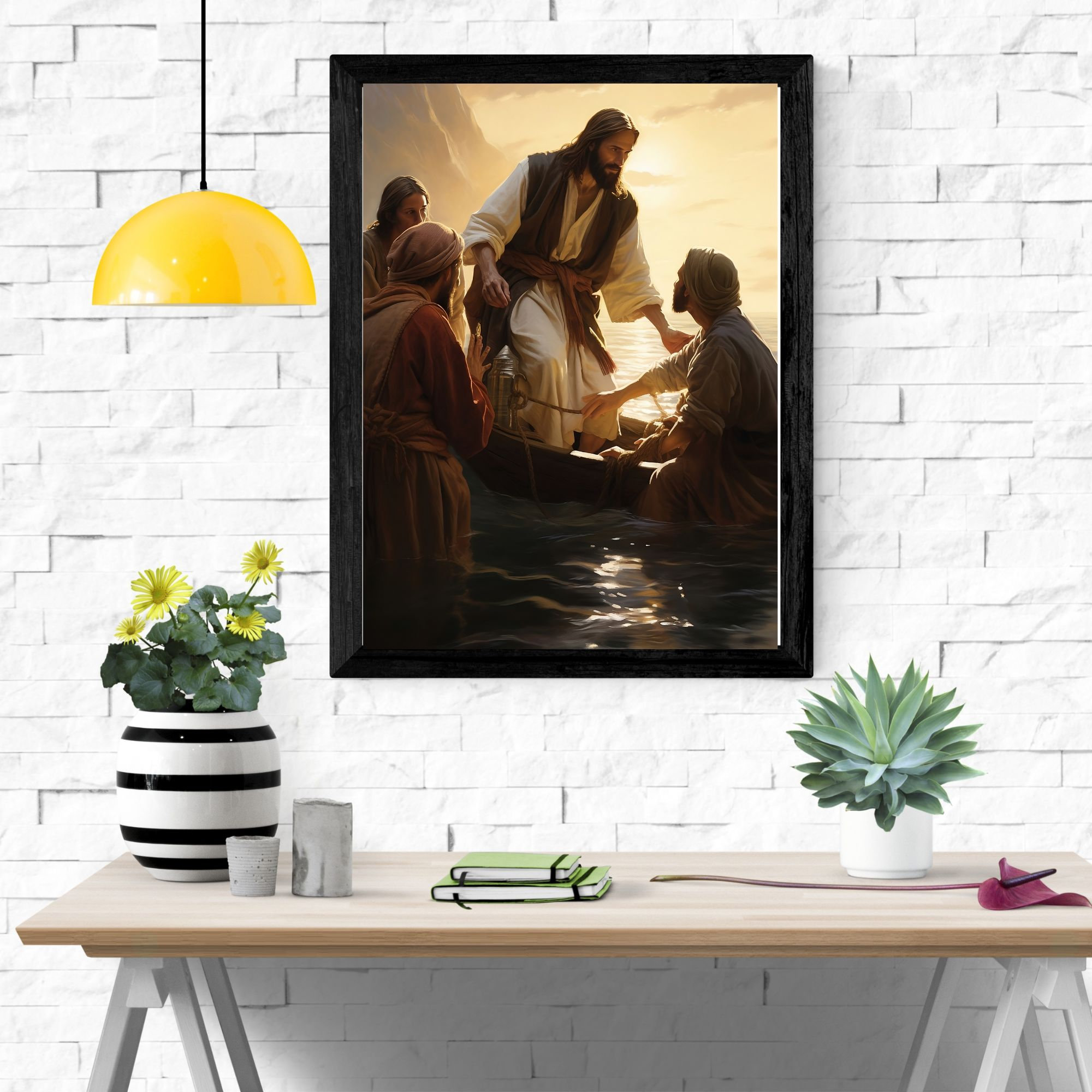 Come Fishers of Men Come Follow Me Follow Me Jesus Painting Pictures of ...