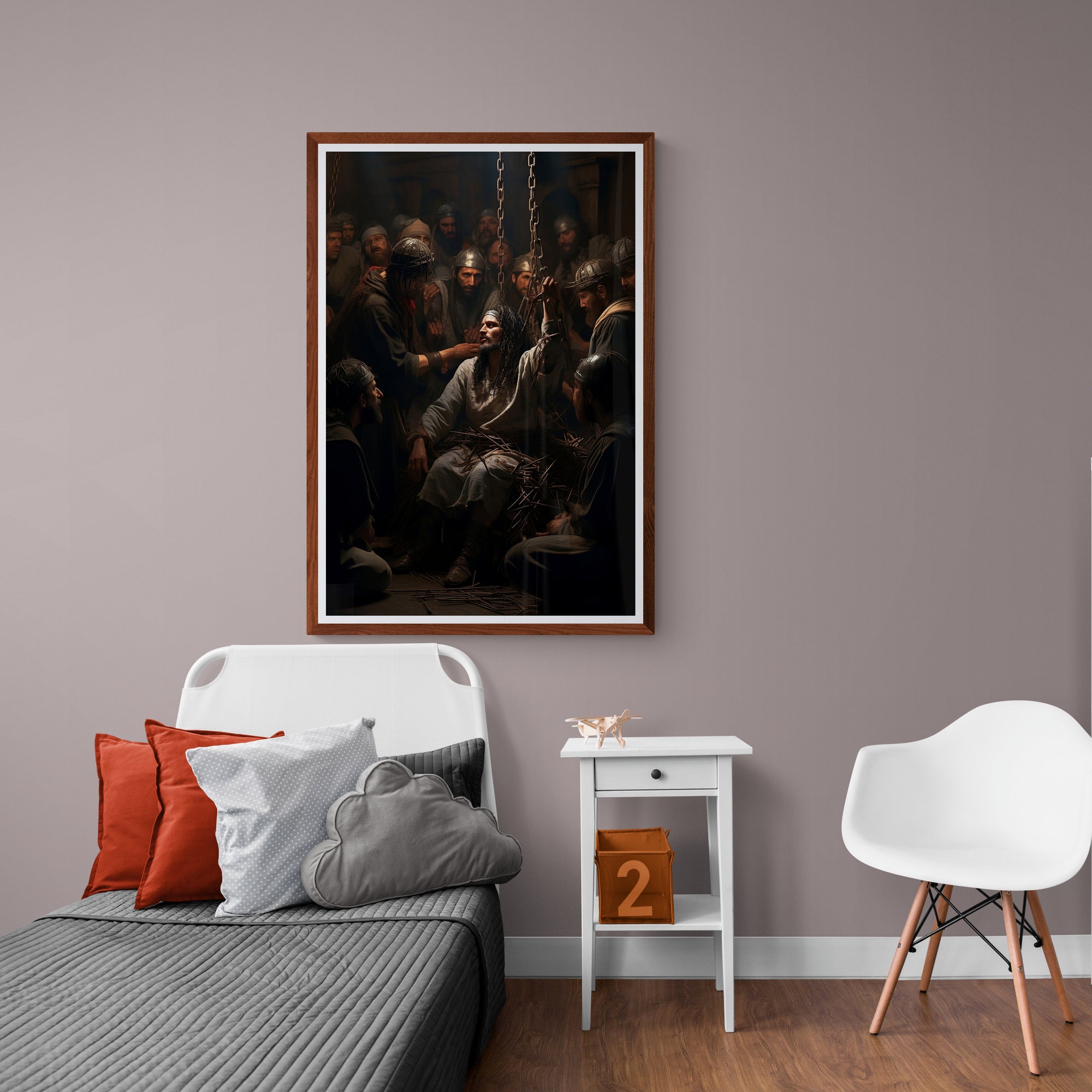 Give Me Jesus Christ Crucified Upside Down Cross Crown of Thorns Born ...