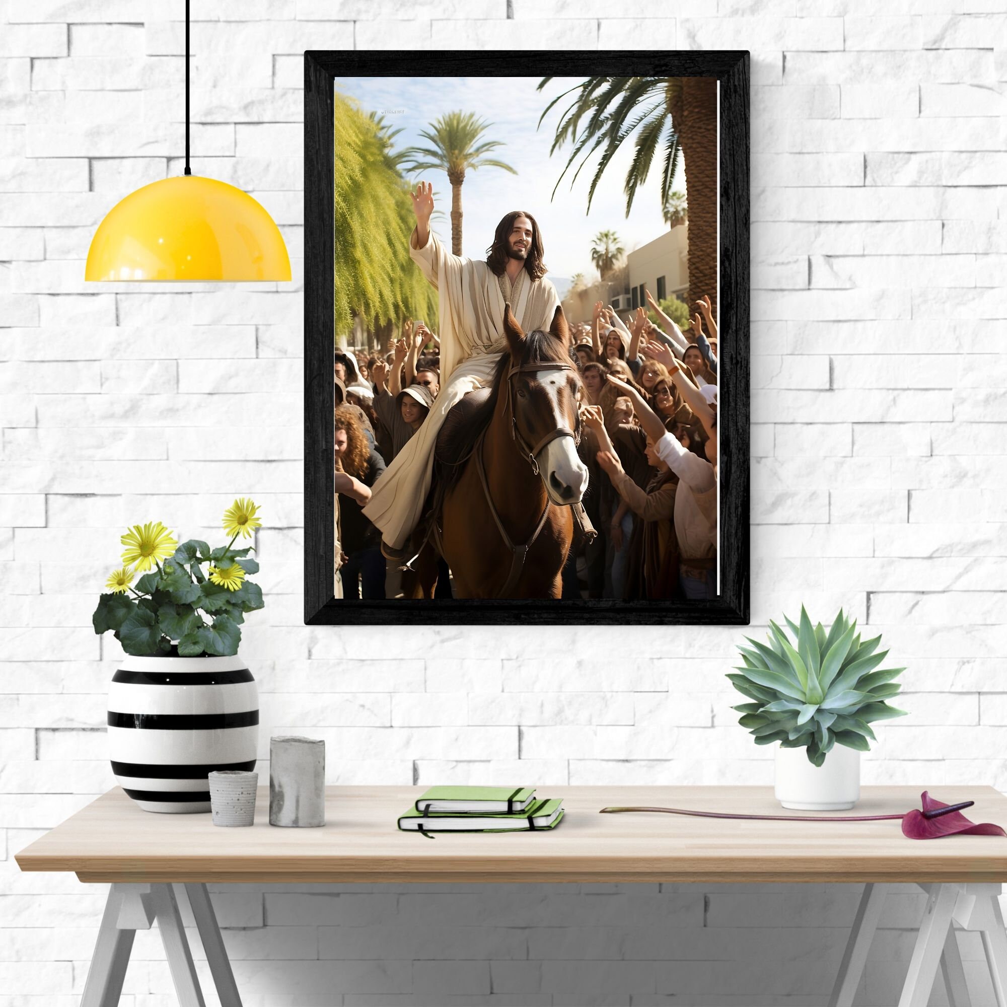 Palm Sunday Jesus Triumphant Entry Into Jerusalem Jesus Portrait Jesus ...