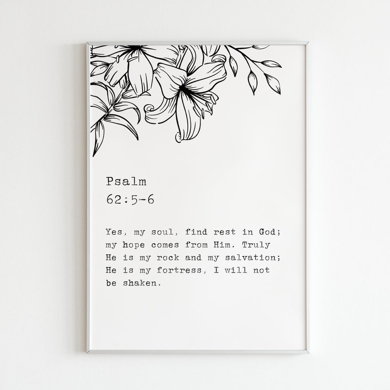 Psalm 62 - Etsy