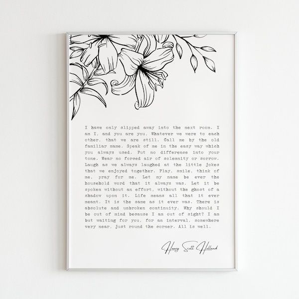 All is Well Poem - Etsy UK