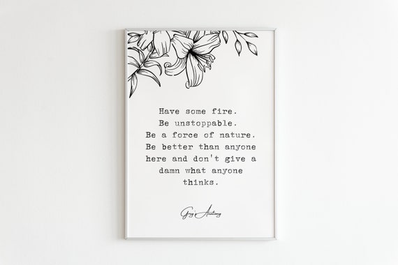 Christina Yang Grey's Anatomy have Some Fire. Be - Etsy