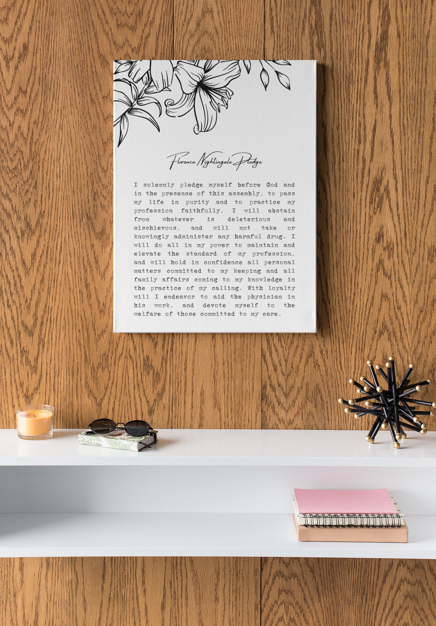 Florence Nightingale Pledge, i Solemnly Pledge Myself Before God ...