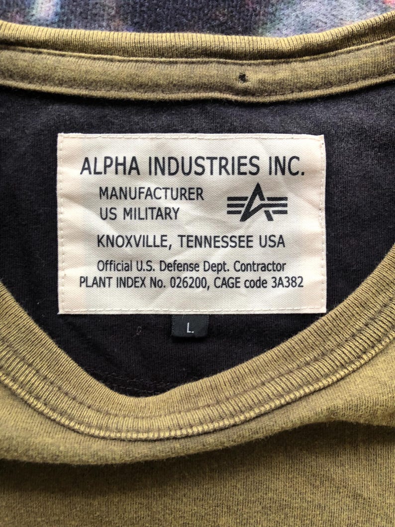 Alpha Industries Army Tees - Etsy
