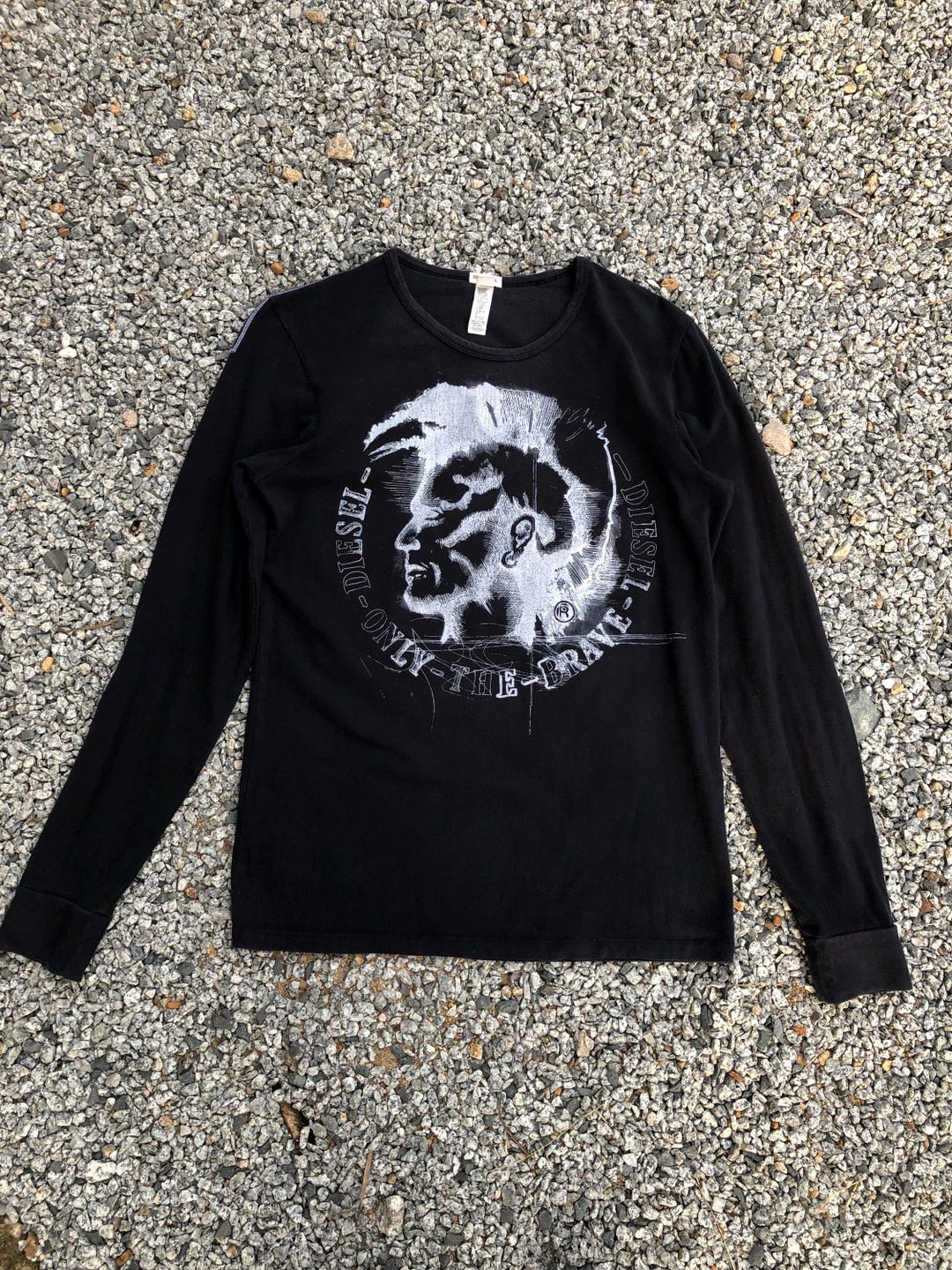 Diesel - Only the Brave Long Sleeve Tees - Etsy