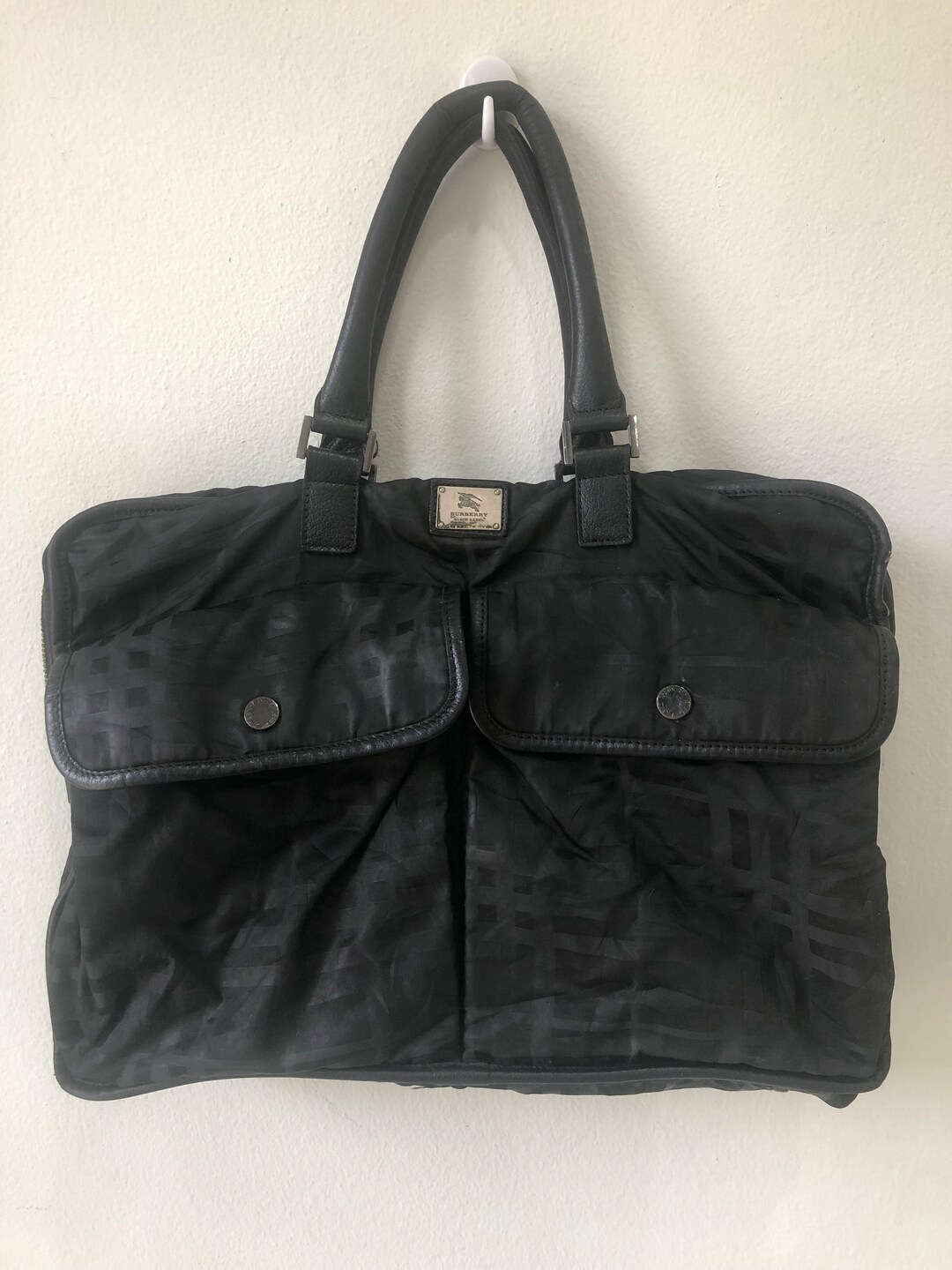 Authentic Vintage Burberry Black Label Bag A Broken - Etsy