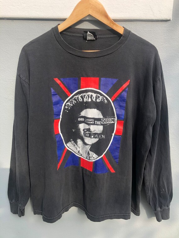 The Queen Sex Pistols Punk Rock Band Tees Gem