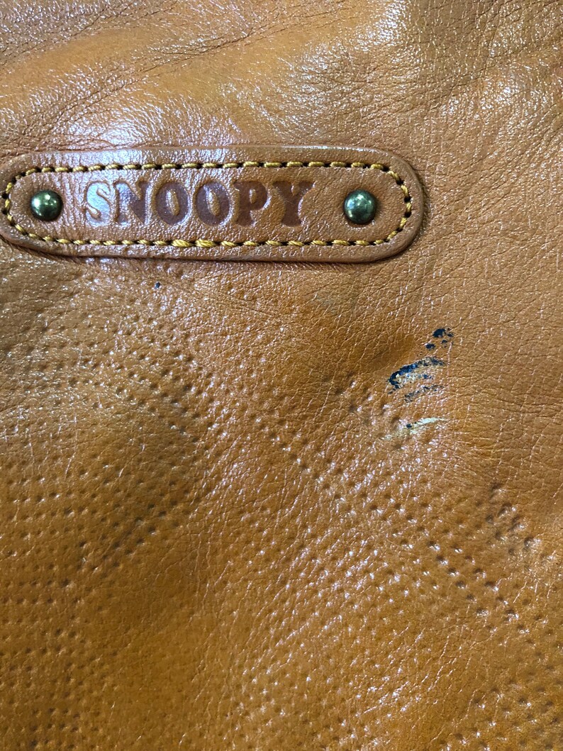 Snoopy Peanuts Leather Tote Bags / Shoulders Bag - Etsy