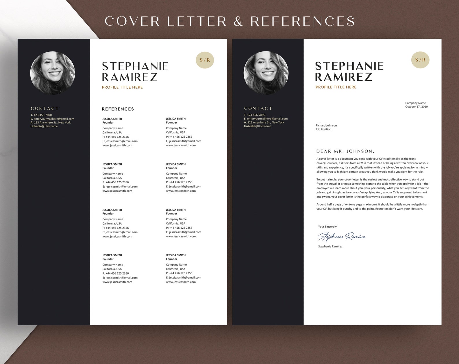 Executive Resume Template Google Docs | Modern C Level Resume Template ...