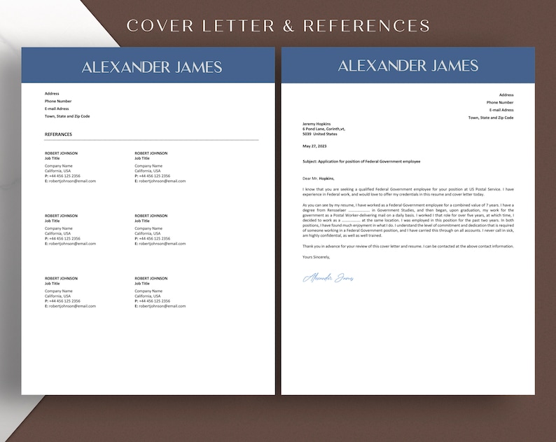 Federal Resume Templates Word, Resume Federal Government Format, Best ...