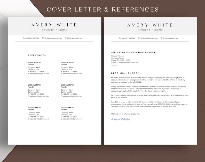 High School Student Resume With No Work Experience Template | Resume ...