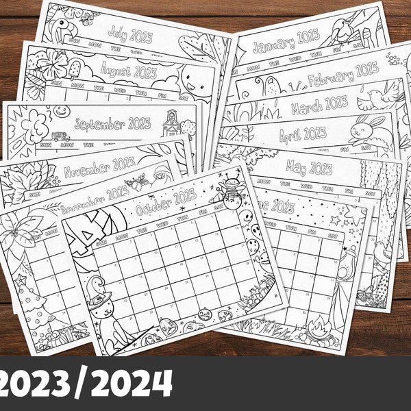 Printable Coloring - Etsy