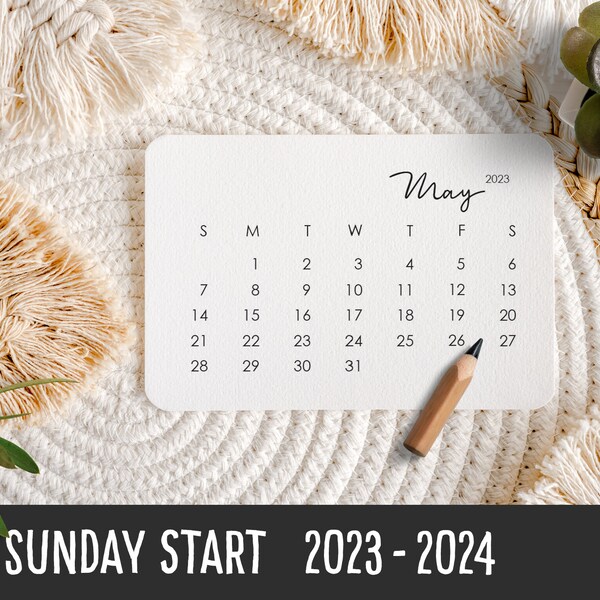 Desk Calendar - Etsy