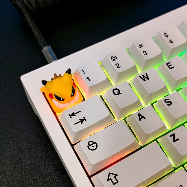 Gengar Resin Keycap,pokemon Keycap,custom Pokemon Keycaps Artisan,anime ...